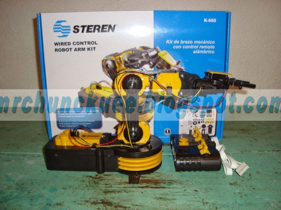 Kit de brazo mecánico con control alámbrico
