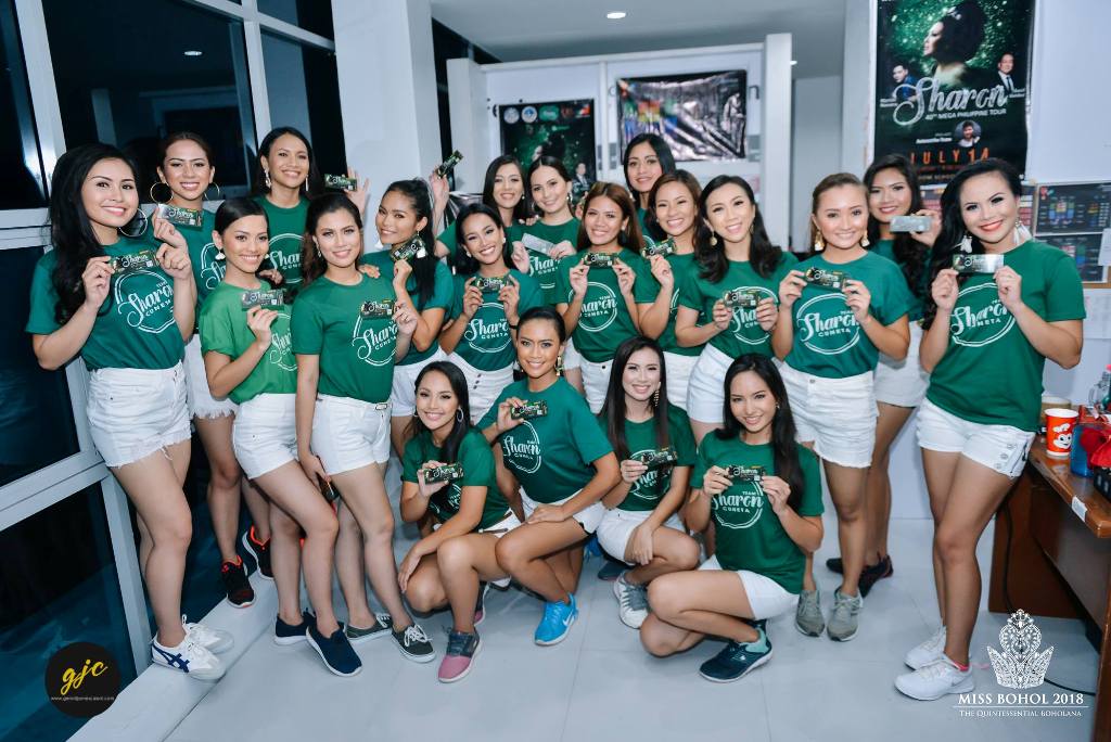 Bohol's Roving Eye: Miss Bohol 2018 Beauties at the Sharon Cuneta Mega ...