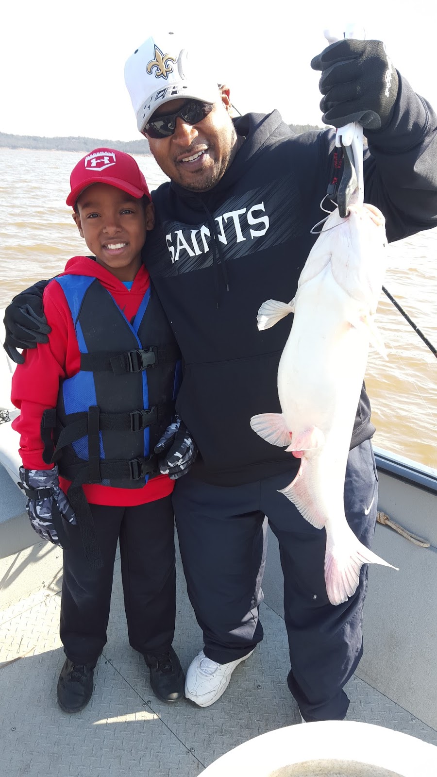 Larry's Hook Line and Sinker: Catfishing on Keystone Lake 2/13/16