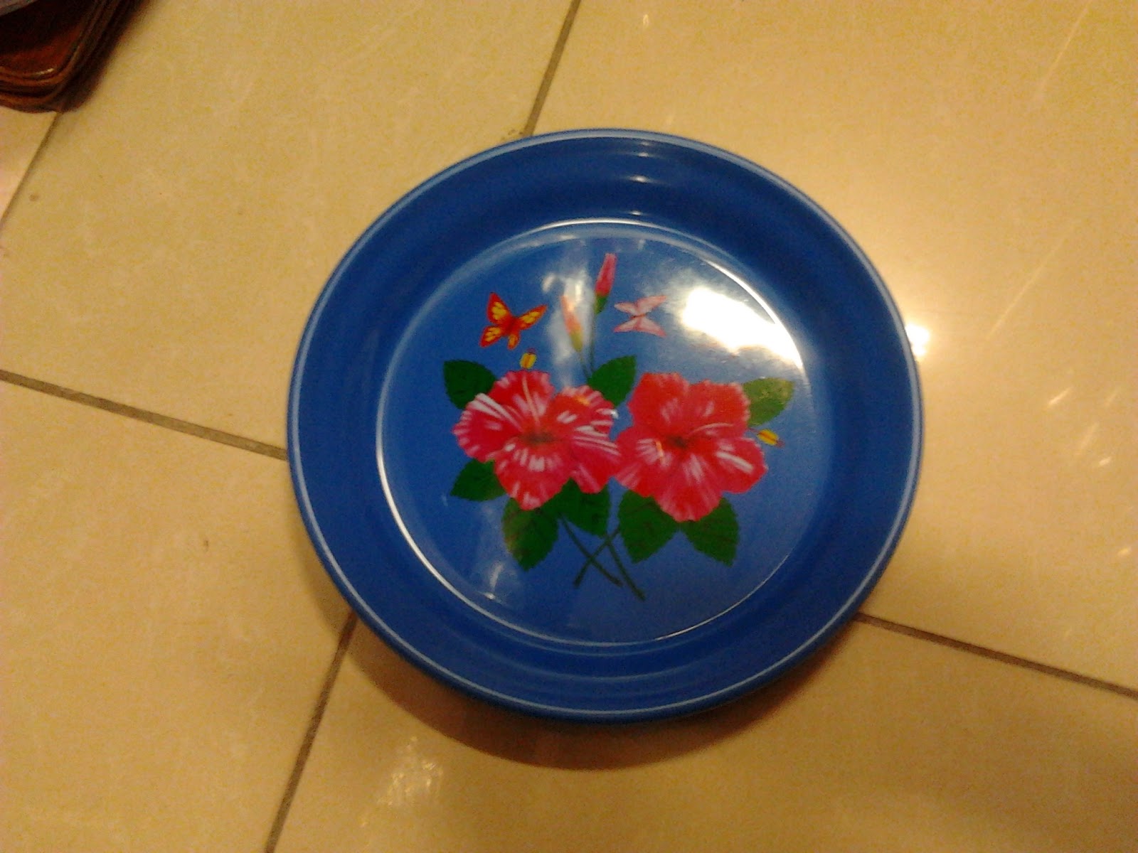 Dulang Plastik Bulat 4 ( Saiz Kecil )