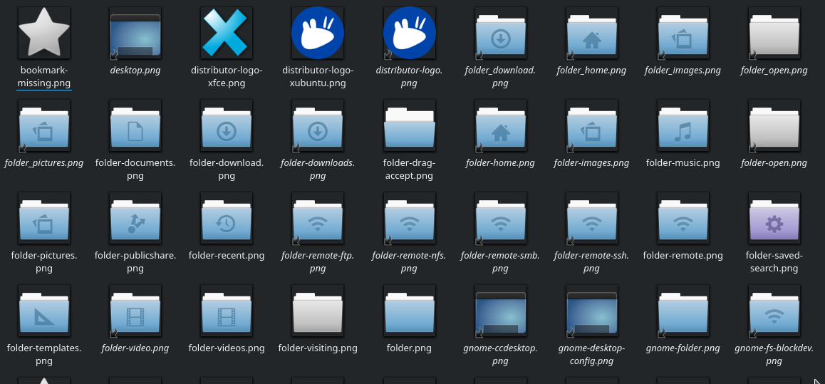 Ícones elementary-xfce-icon-theme chegando no Debian.