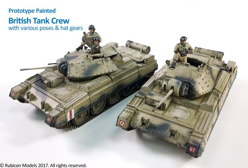 Tabletop Fix: Rubicon Models - British Tank Crew Preview