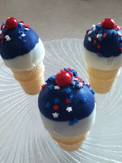 Closet Crafter: Mini Cake Pop Ice Cream Cones