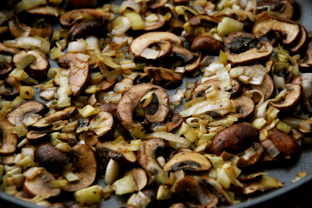 Cooking with Larue: Mushroom, Leek & Fontina Frittata Cooking with Larue: Mushroom, Leek & Fontina Frittata