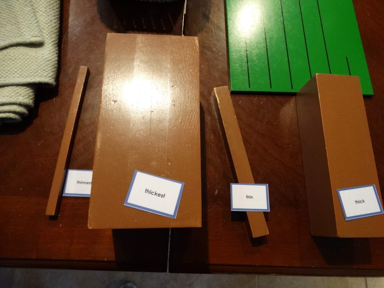 The Joys of Montessori Homeschooling: Grammar Box - Adjective Command Cards