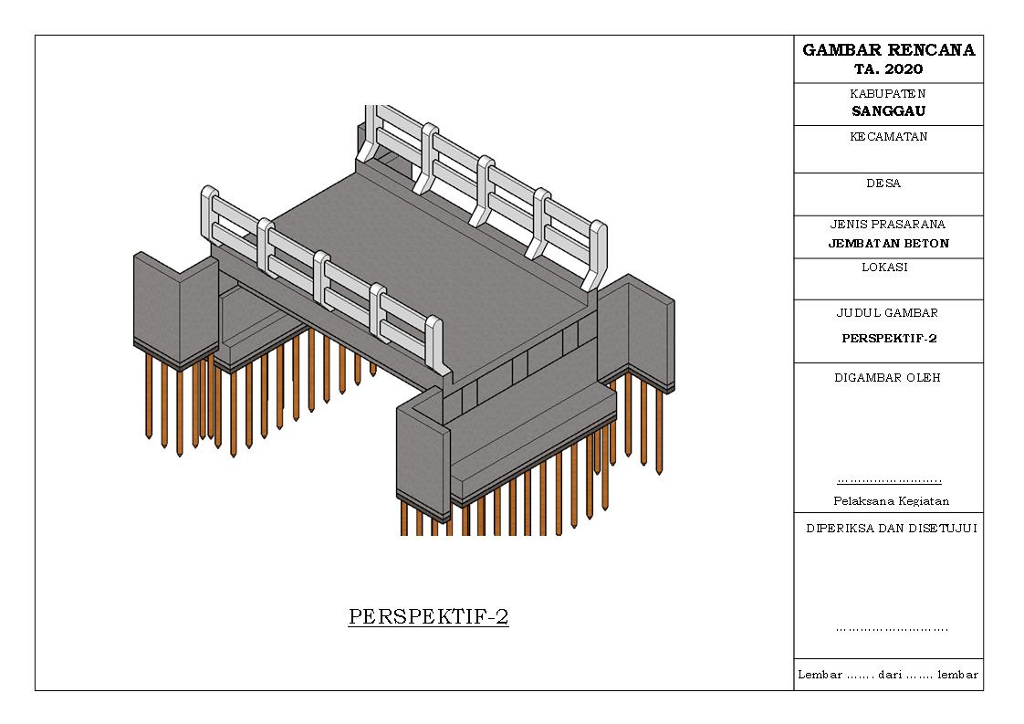 Infrastruktur Perdesaan: Desain dan RAB Jembatan Beton Bertulang