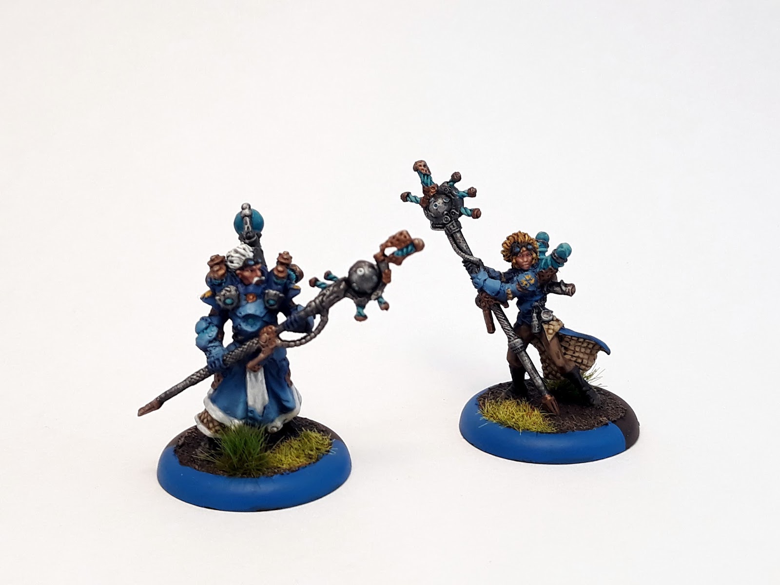 Warmachine Cygnar Artificer General Nemo & Storm Chaser Finch
