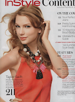 Taylor Swift Love: InStyle magazine