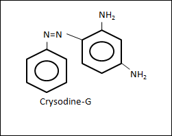 Chrysodine -G or (2,4-diamino-azobenzene) or chrysodine-g -mono-azo ...