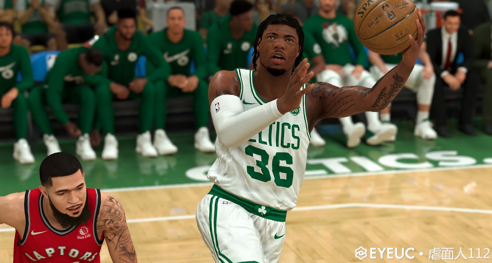 Marcus Smart Cyberface, Hair And Body Model By Face abuser [FOR 2K20]