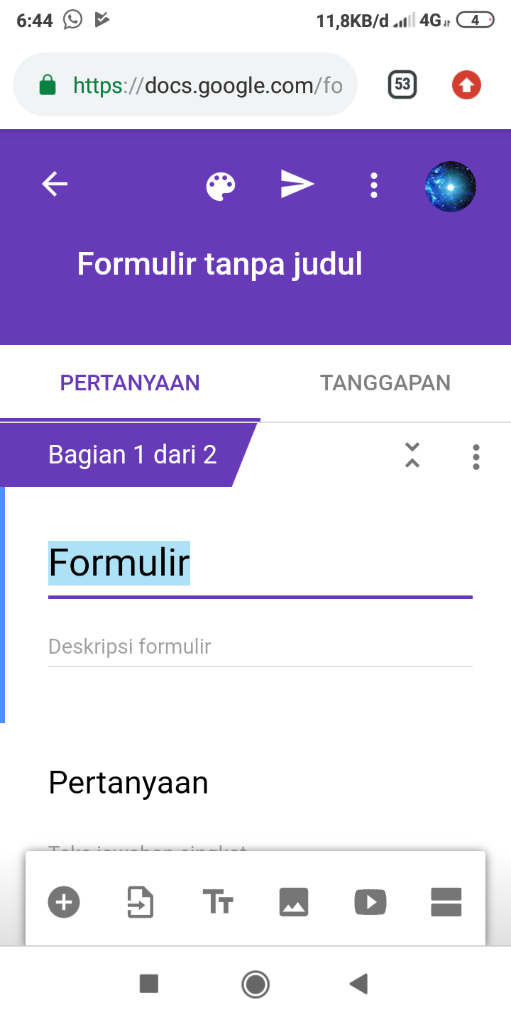Cara Membuat Formulir Di Google Form Lewat Handphone - Kirius Ilmu
