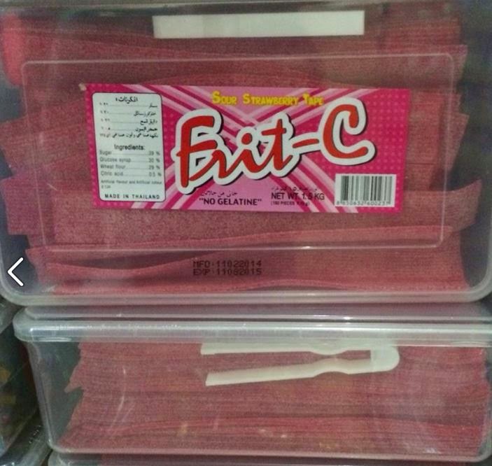 DC Sweet & Sour Candy Store: Thailand Frit-C Sour Tapes