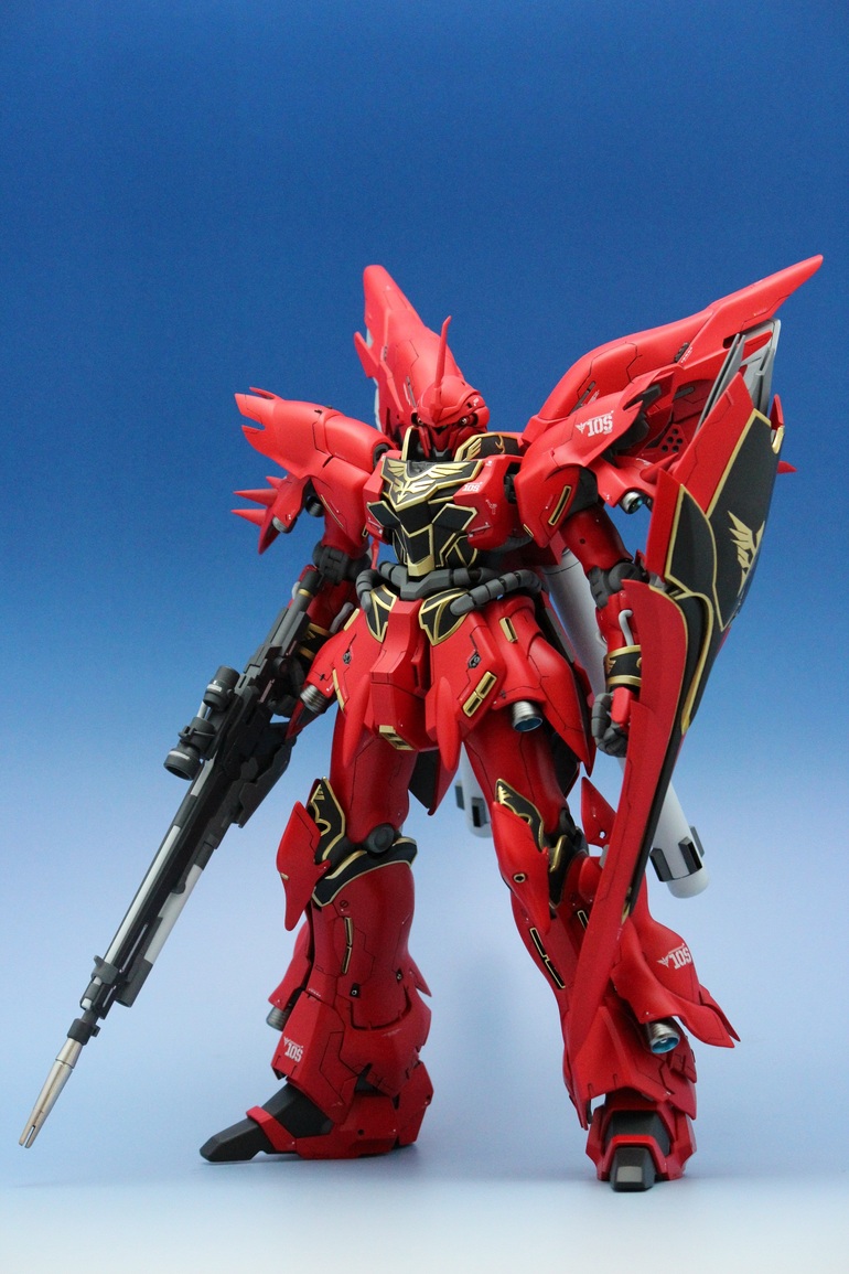 GUNDAM GUY: MG 1/100 MSN-06S Sinanju - Custom Build