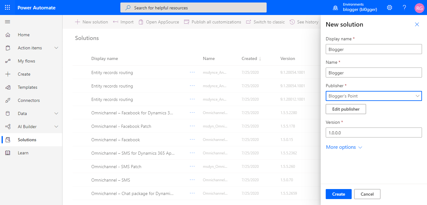 Using Microsoft Flow in Dynamics 365