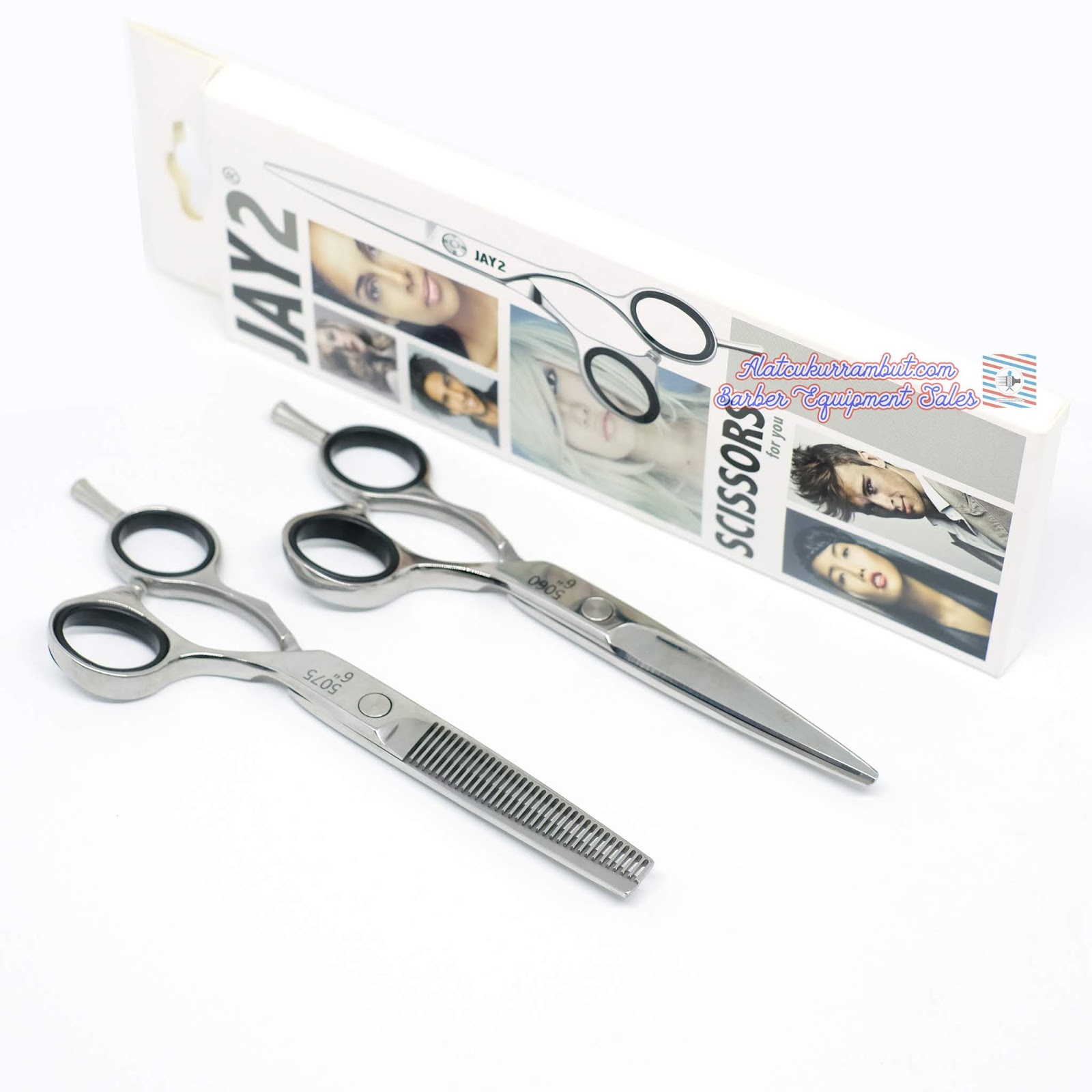 Jual Gunting Rambut Set / Gunting Potong Dan asak Rambut Jaguar Jay 2 ...