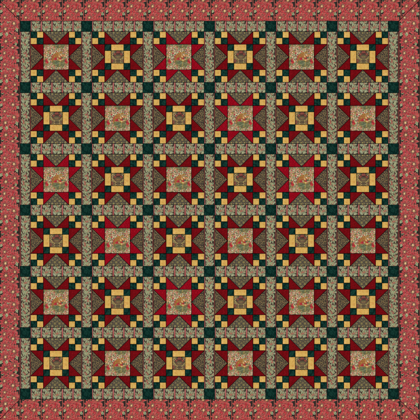 Laurelhurst Craftsman Bungalow: Double-Sided Quilt