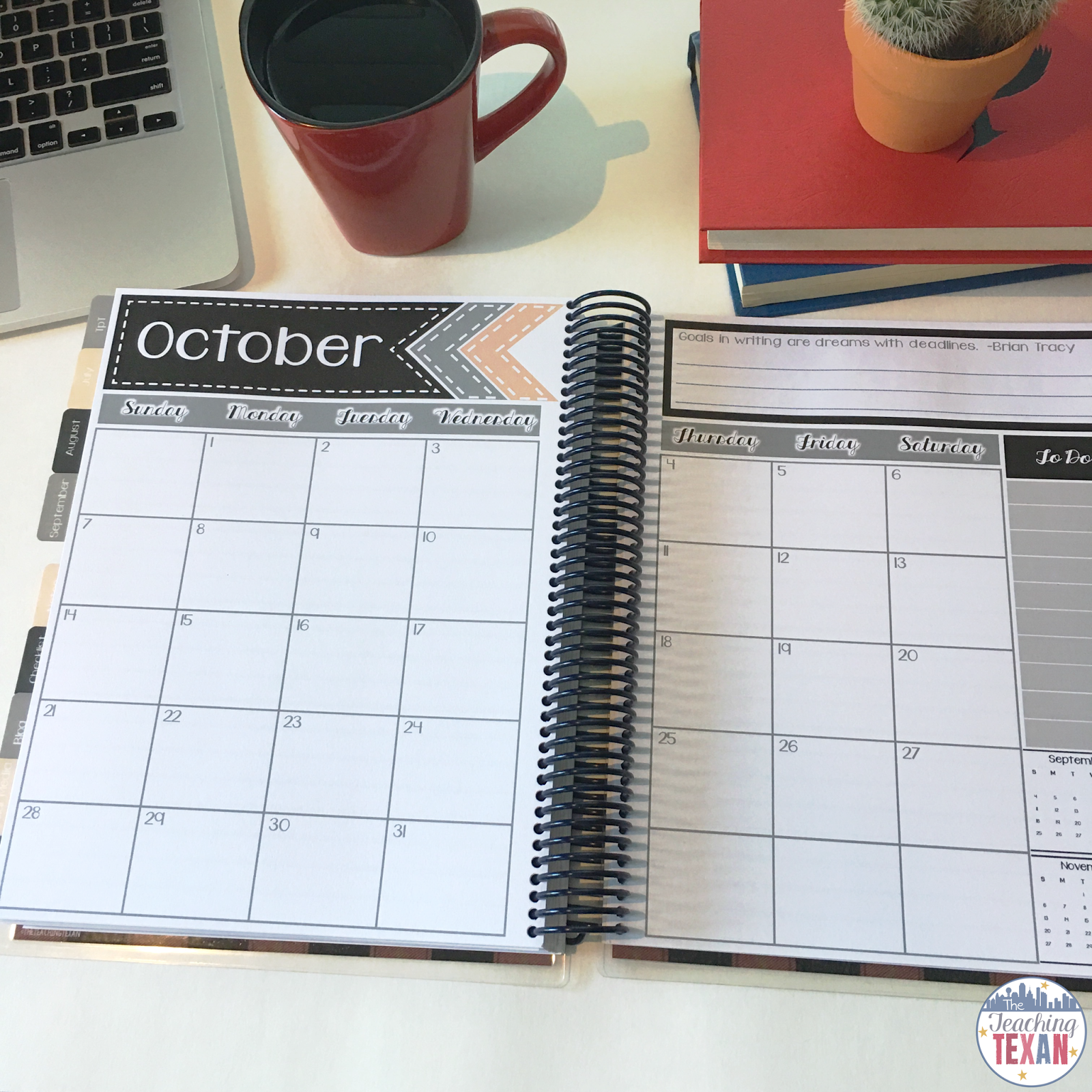 The TOP Teacher Planner – The Teaching Texan