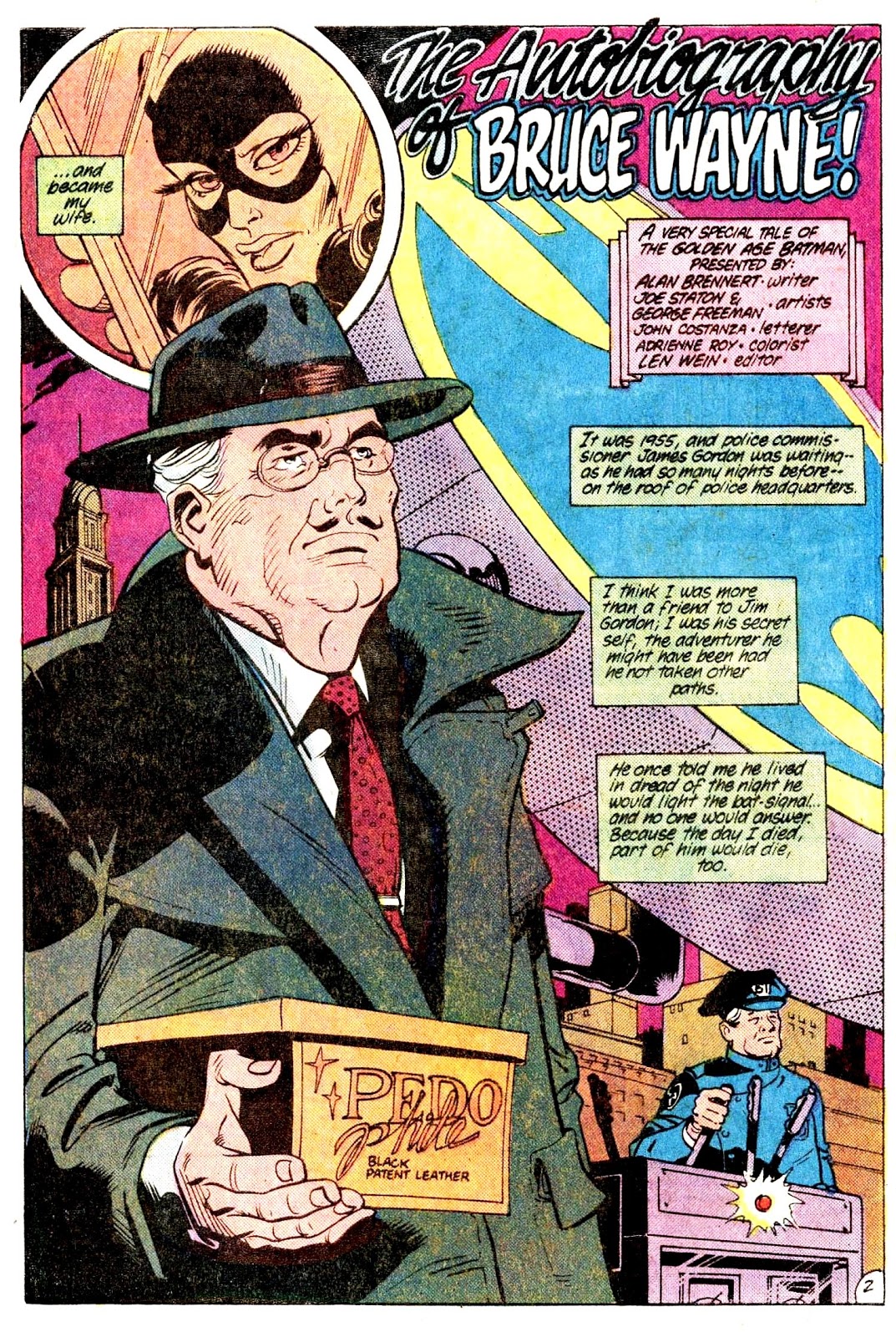 Autobiography Of Bruce Wayne! (BRAVE BOLD #197) Catwoman (GEORGE ...