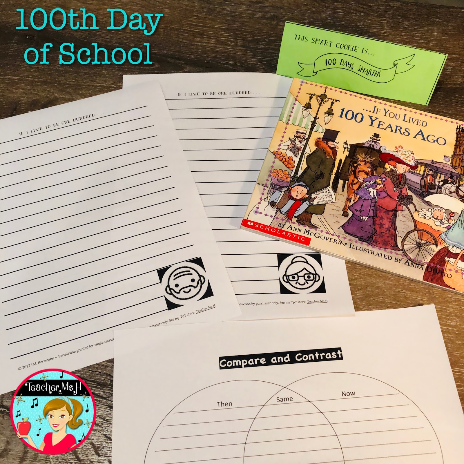 Teacher Ms H ~ Third Is the Word: 100th Day of School Activities for ...
