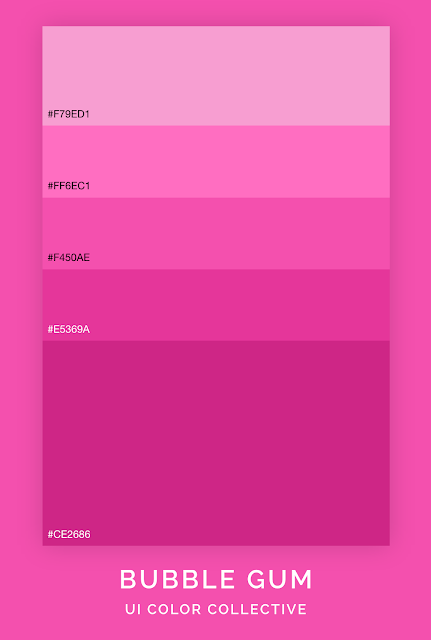 Bubble Gum Color Palette