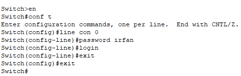 Basic Configuration Switch