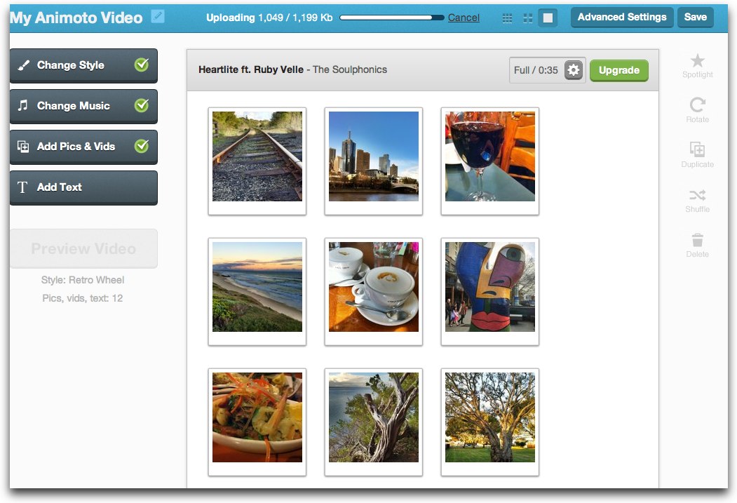 Adding a Animoto Slideshow - Health Mucara