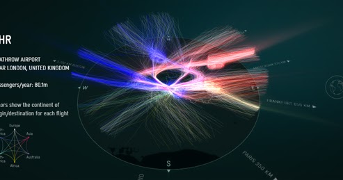 Maps Mania: Flight Patterns of the World