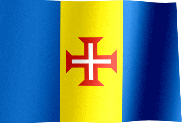 Flag of Madeira (GIF) - All Waving Flags