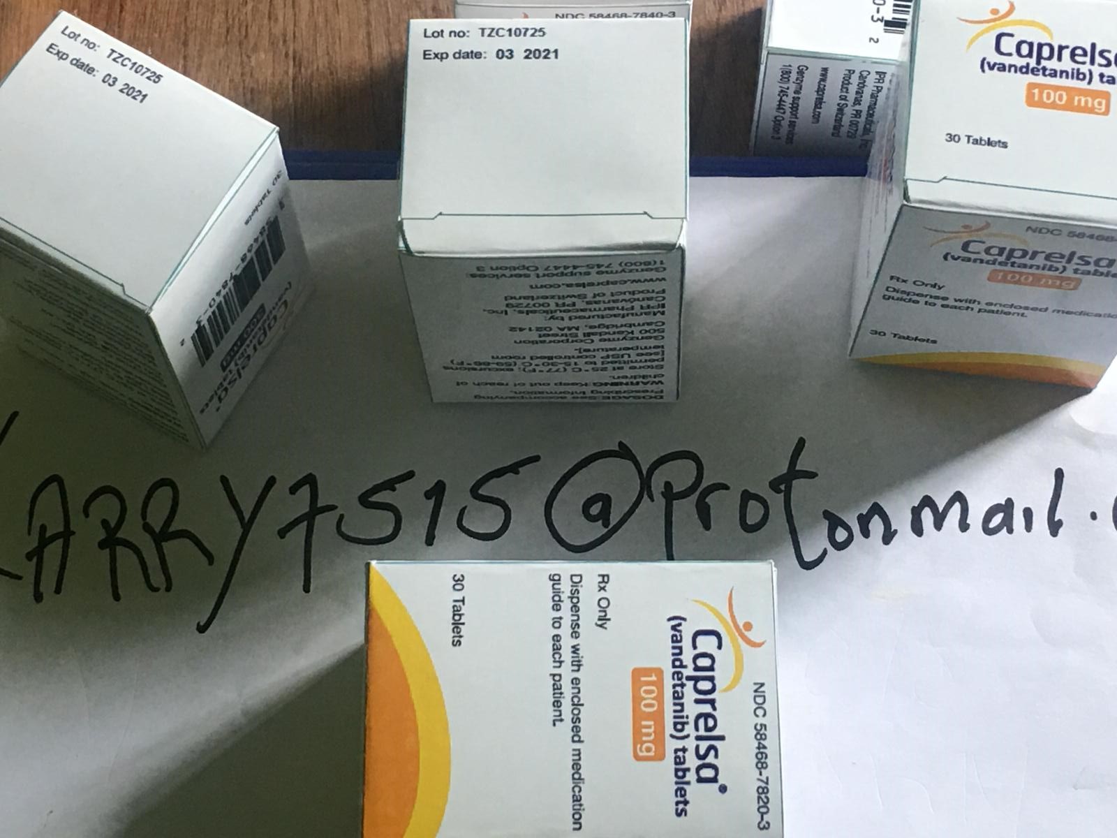 Oncology Drugs Supplier: Caprelsa vandetanib 100 mg for sale