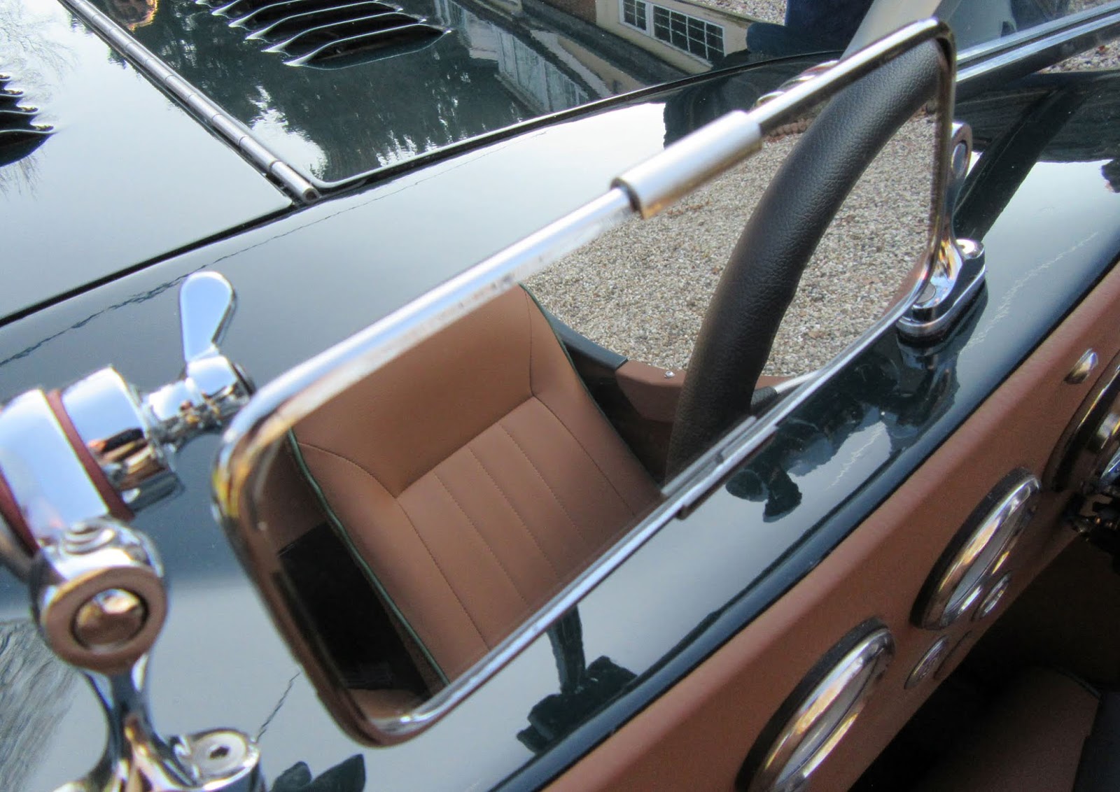 Aero Merlin MG 3 barrelback three wheeler: Alan's barrelback!