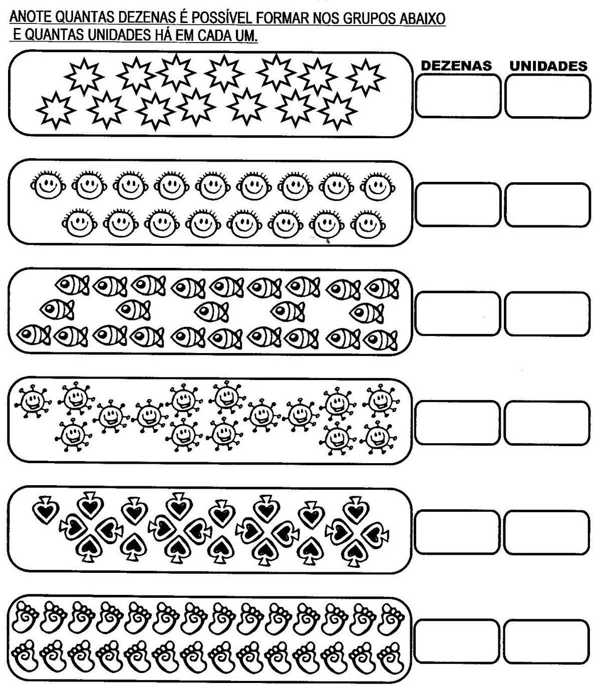 Dezena ~ Cantinho das Atividades