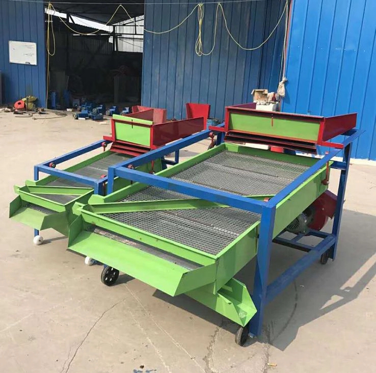 Grain linear screening machine