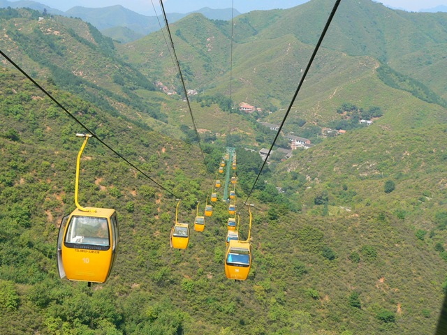 China Discovery Tours: Great Wall cable car rides at Badaling and Mutianyu