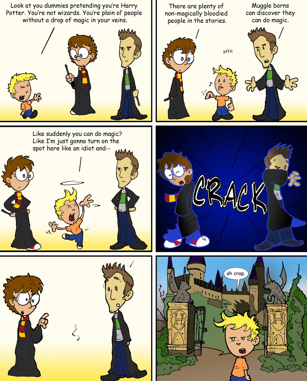 T.C. De Witt - the cartoons: Harry Potter