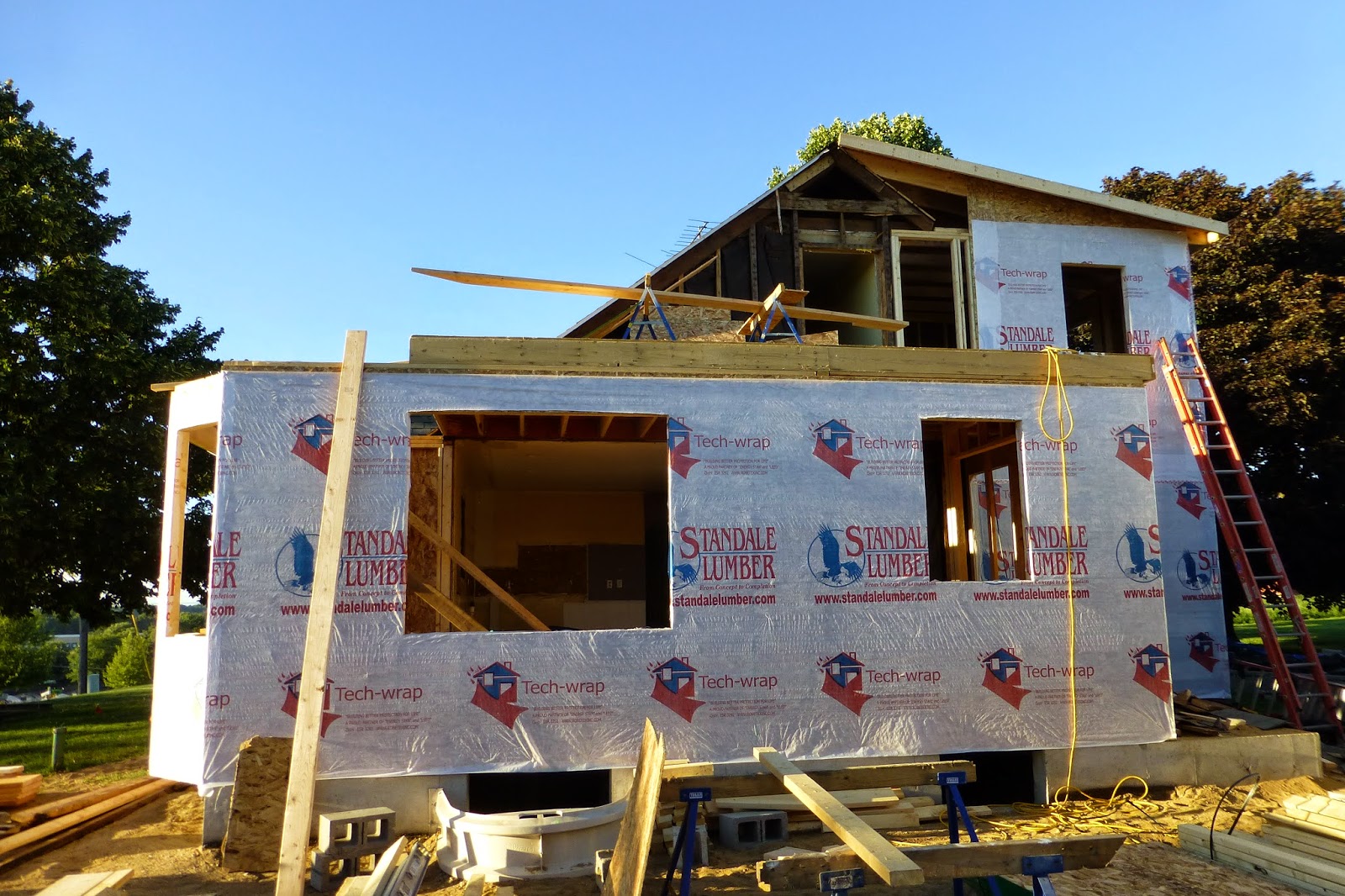 Our Home Remodeling Project: Second floor - back of house