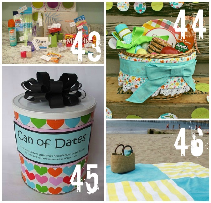 40. Weekend Getaway Basket - Sunset (A collapsible tote filled with ...