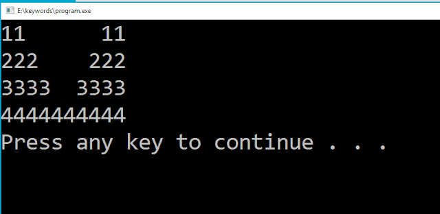 c program to print patterns