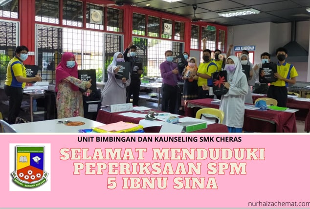 Poster Kelas : Selamat Menduduki SPM - GURU KAUNSELING NURHAIZA CHE MAT