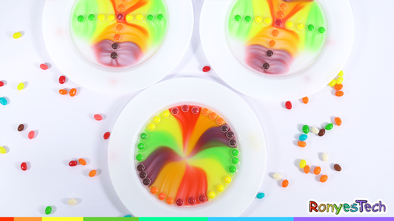 How to Make Skittles Rainbow? - Science Experiments for Kids - Ronyes Tech