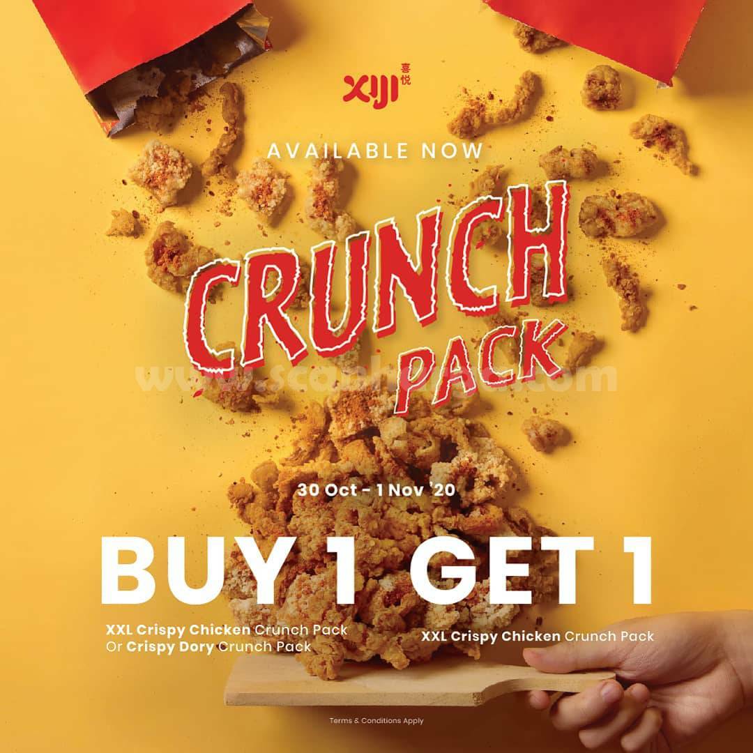 Promo XIJI Paket Baru CRUNCH PACK - Buy 1 Get 1 Free Snack Crispy ...