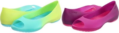Shoe of the Day | Crocs Carlie Peep Toe Ballet Flat | SHOEOGRAPHY
