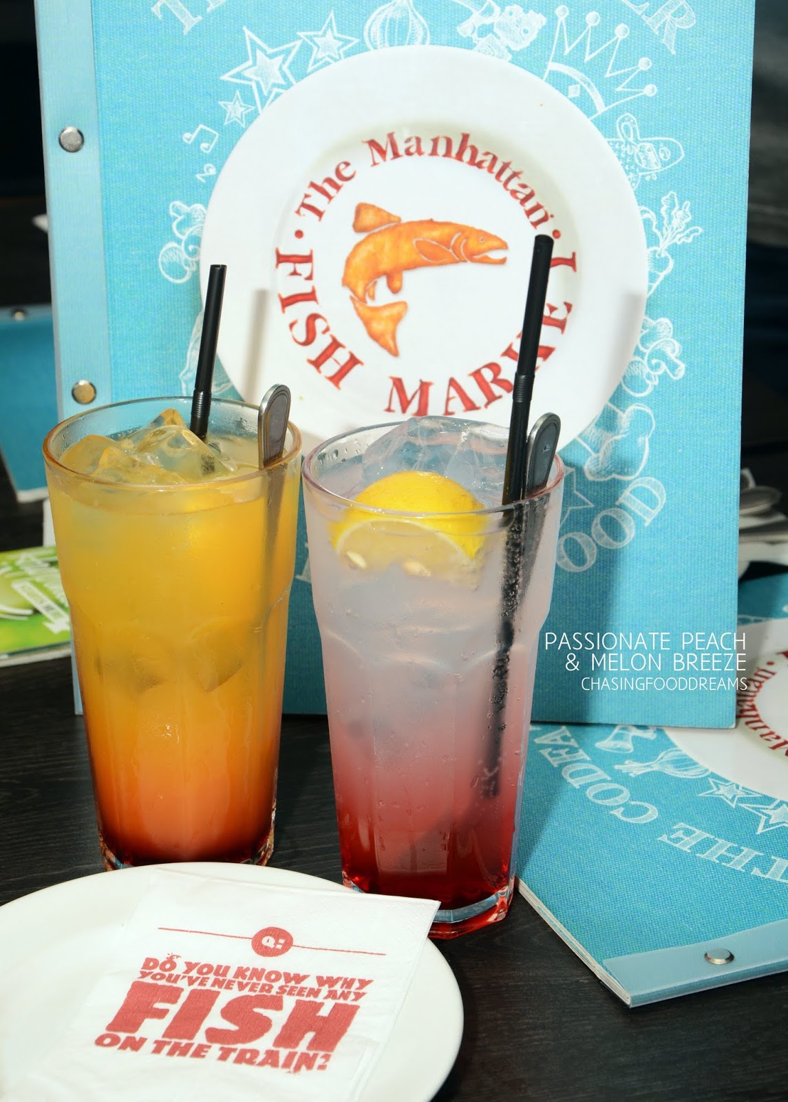 CHASING FOOD DREAMS: Manhattan FISH MARKET New Menu