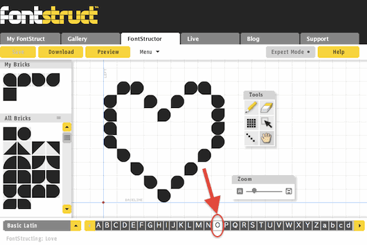 Making IT Easy......: Create Your Own Fonts With FontStruct