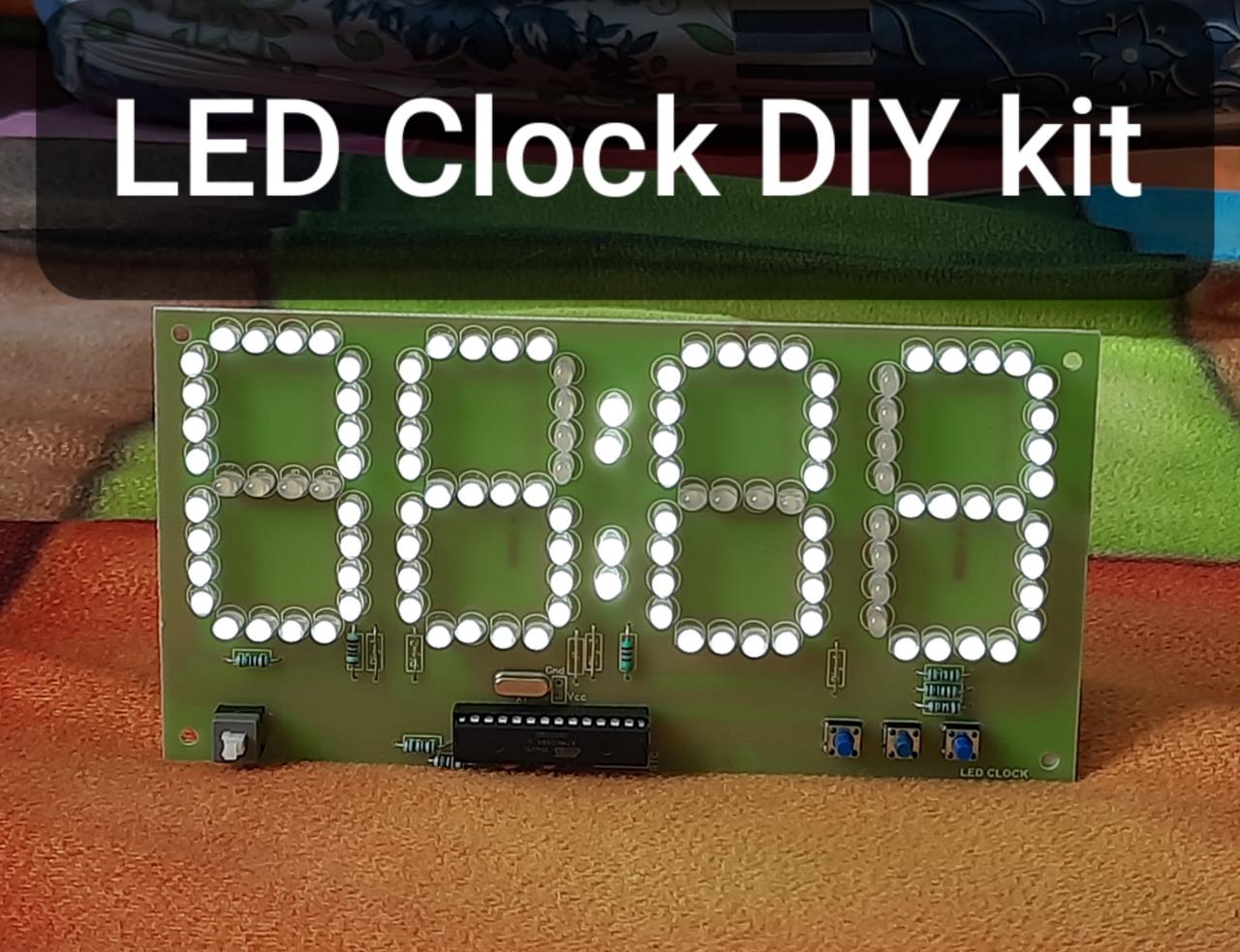Arduino Tutorial By Manmohan Pal Large Seven Segment Digital Clock