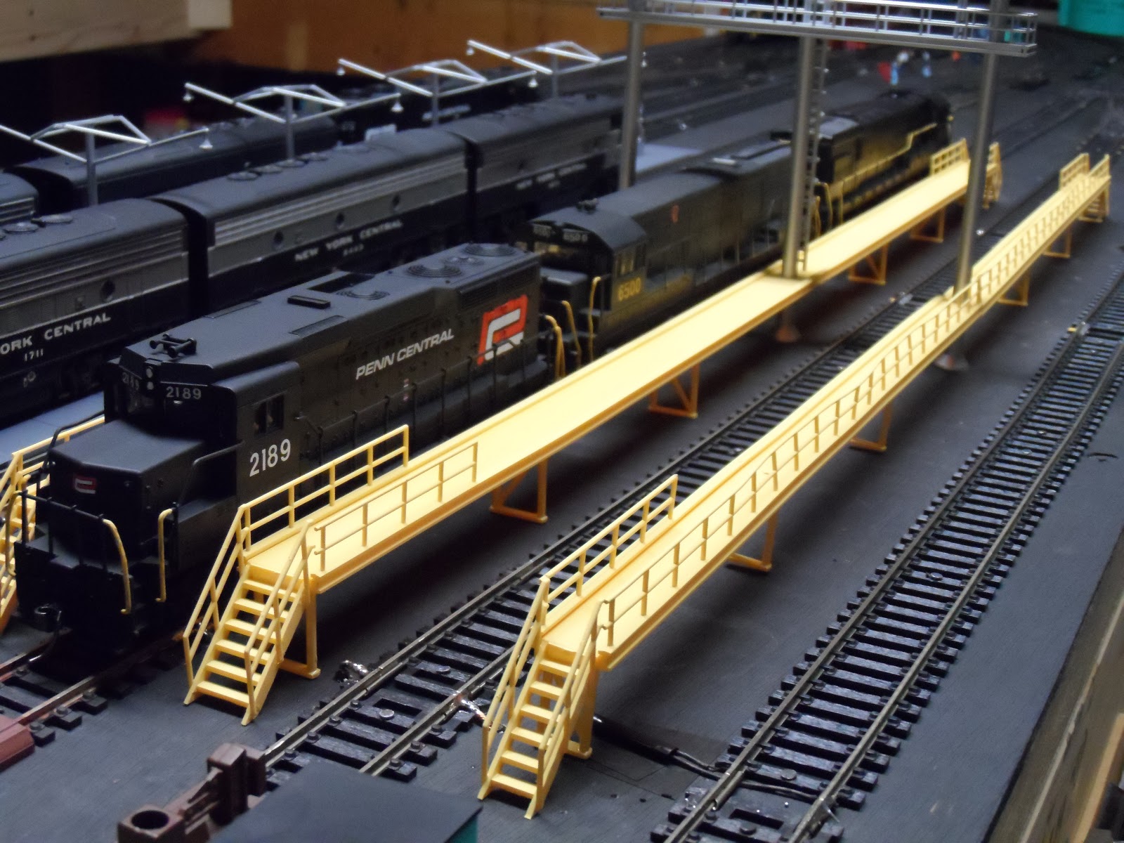 New York Central Train Layout: Terminal Yard Engine Facility Additions