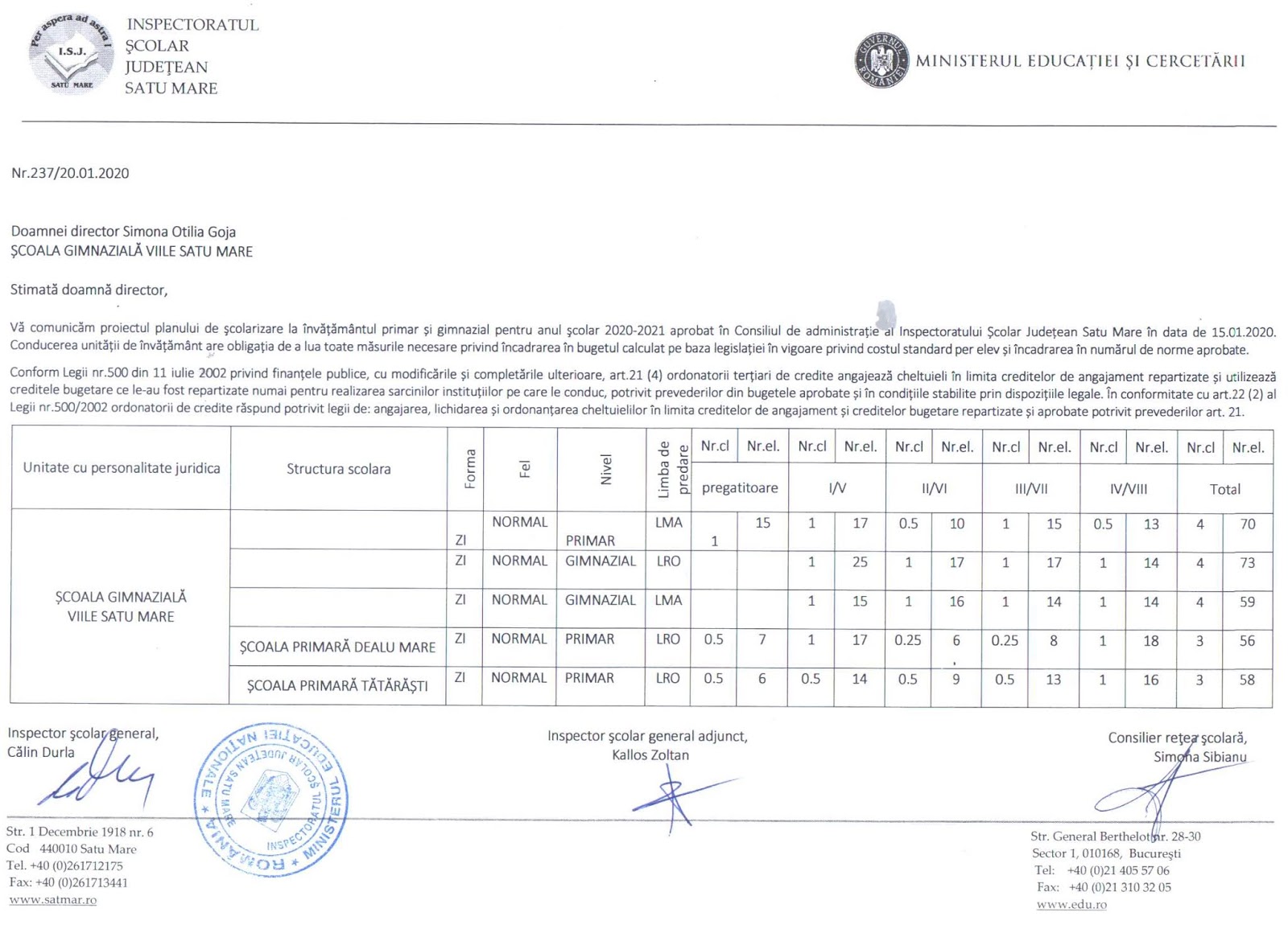 Şcoala Gimnazială Viile Satu Mare - Pagina Oficială: Metodologia ...