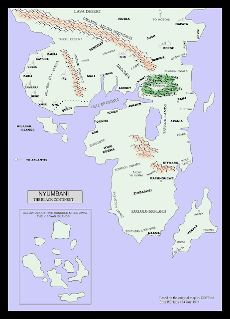 Nerdovore: Fantasy Maps of Nyumbani (World of Imaro)