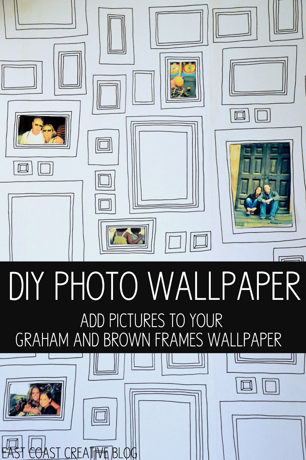 Frames Wallpaper and My DIY Dining Room | East Coast Creative