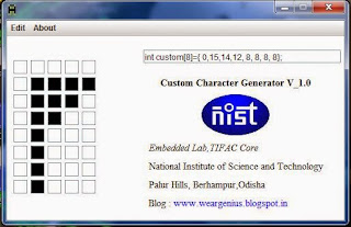 Custom Character Generator for 16x2 LCD | WearGenius