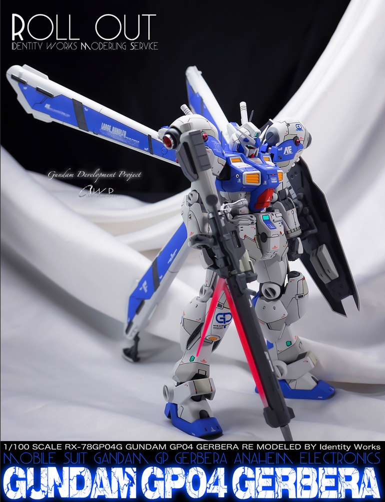 GUNDAM GUY: RE/100 RX-78 GP04G Gundam GP-04 (Gebera) - Customized Build